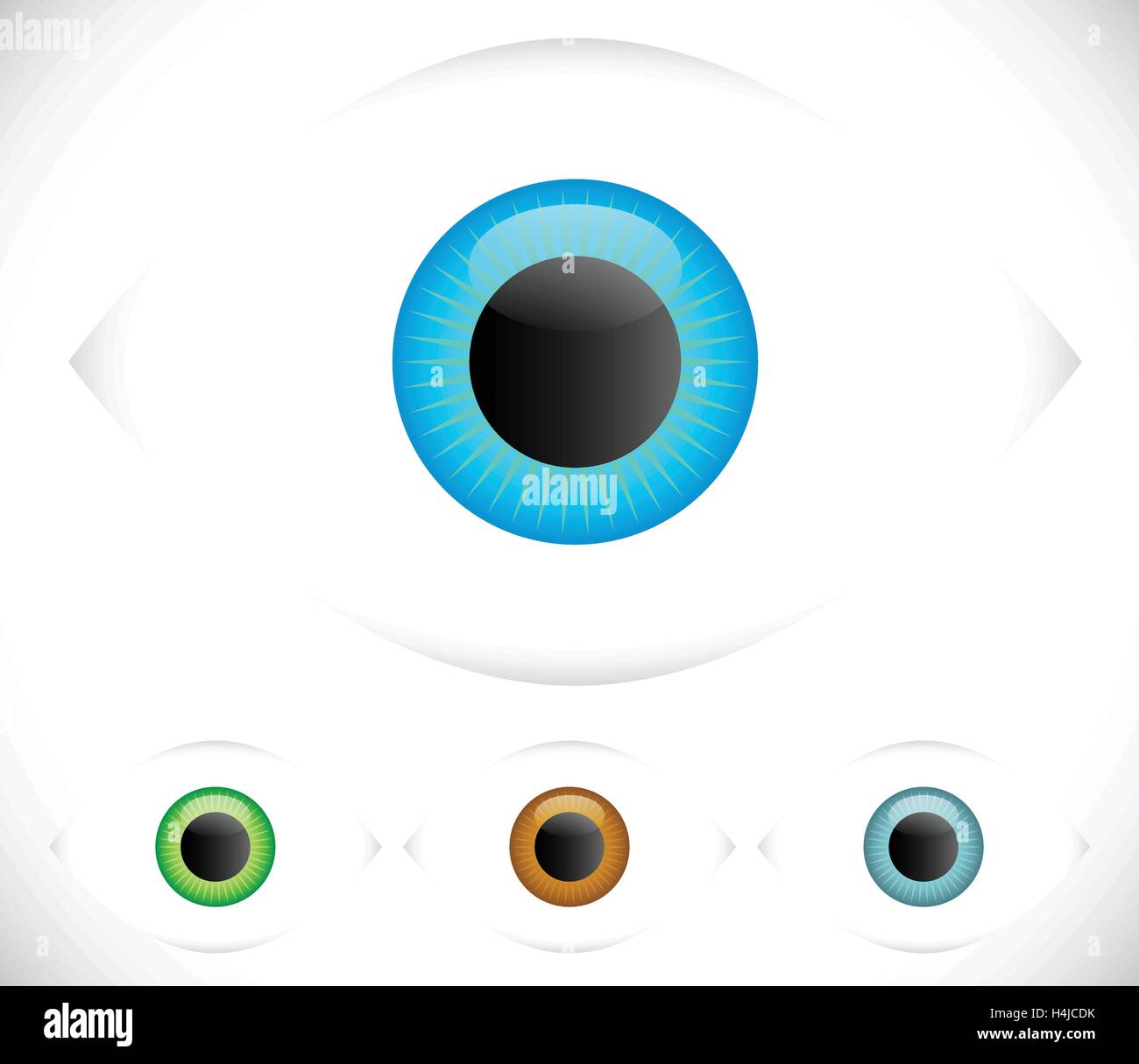 Eyeball - Eye icons Stock Vector Image & Art - Alamy