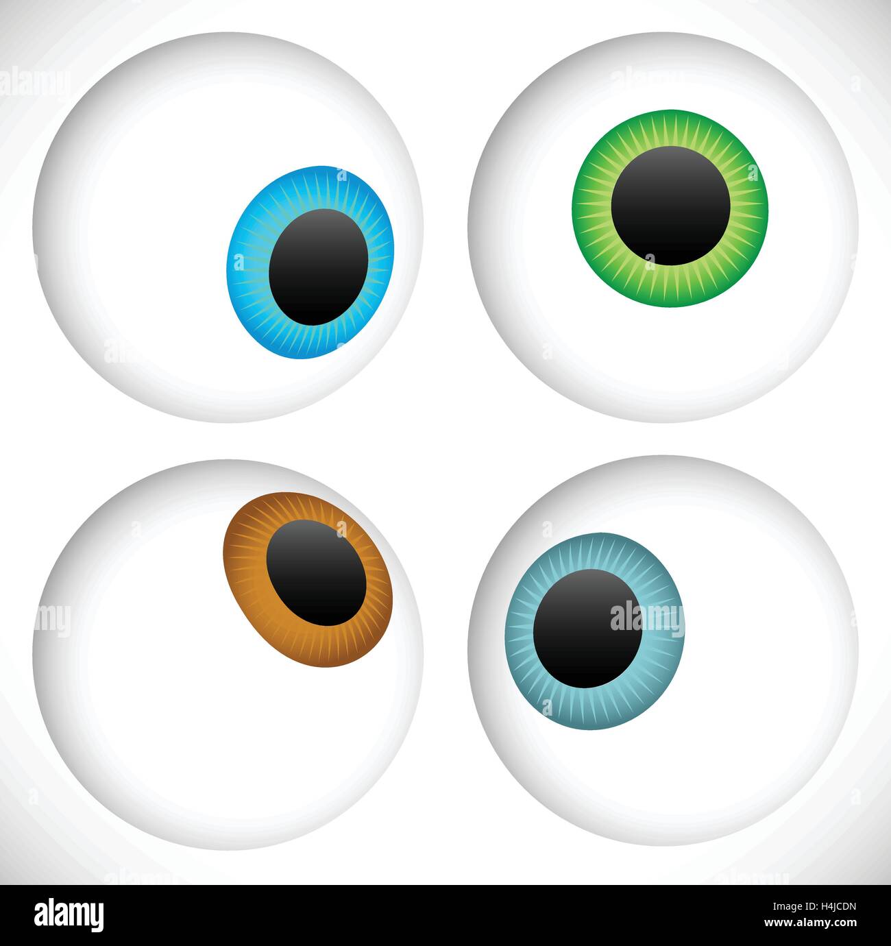 Eyeball - Eye icons Stock Vector Image & Art - Alamy