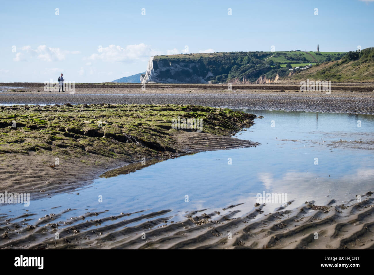 Whitecliff bay hi-res stock photography and images - Alamy