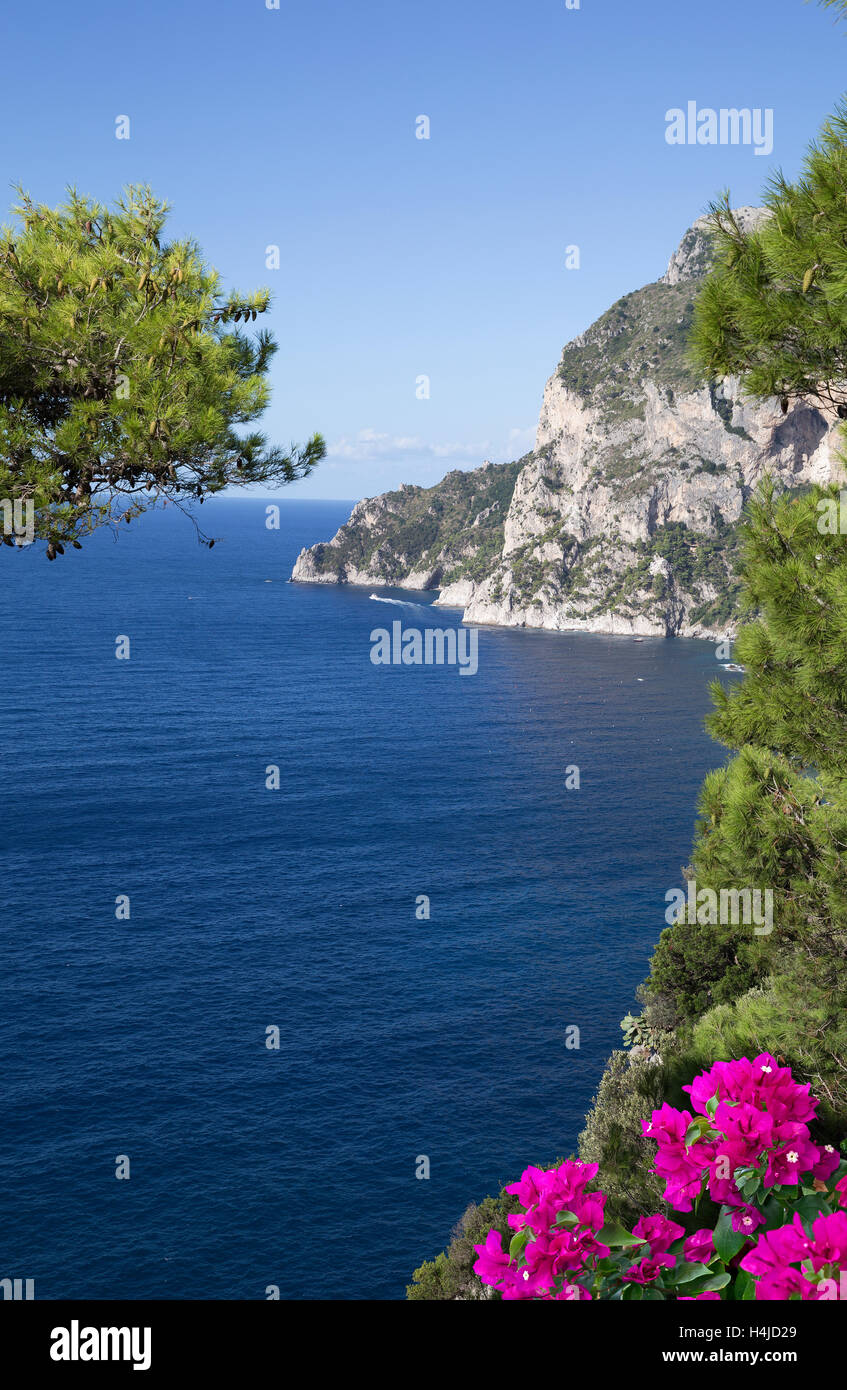 Capri islans landscape Stock Photo - Alamy