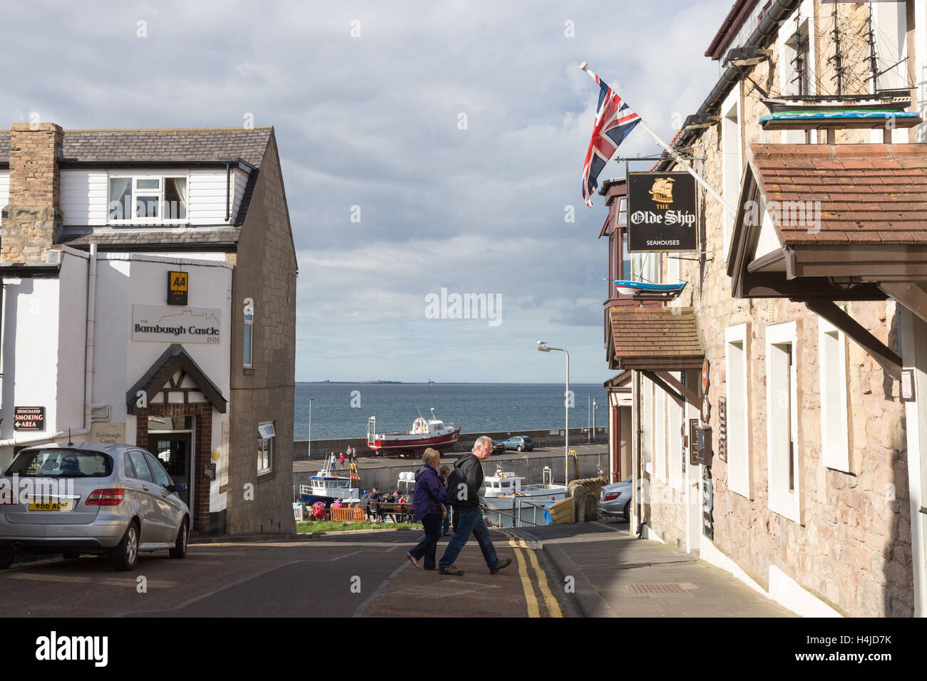 Seahouses, Northumberland, England Stock Photo - Alamy