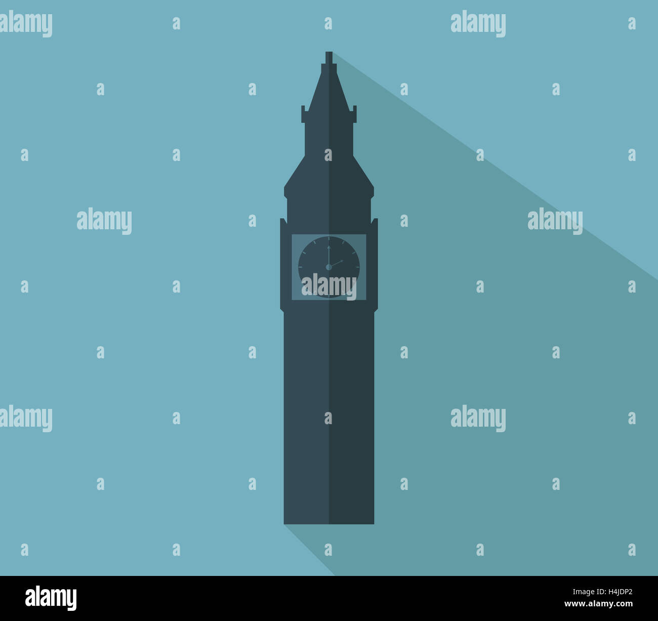 Icon big ben Stock Photo - Alamy