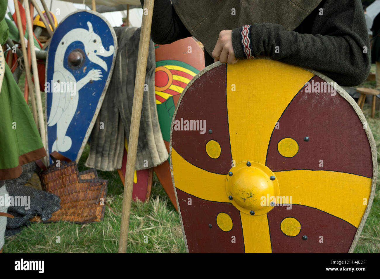 Reenactment of the 1066 Battle of Hasting on the 950th anniversary of ...
