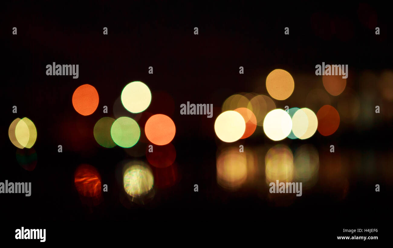 Beautiful night bokeh Stock Photo - Alamy