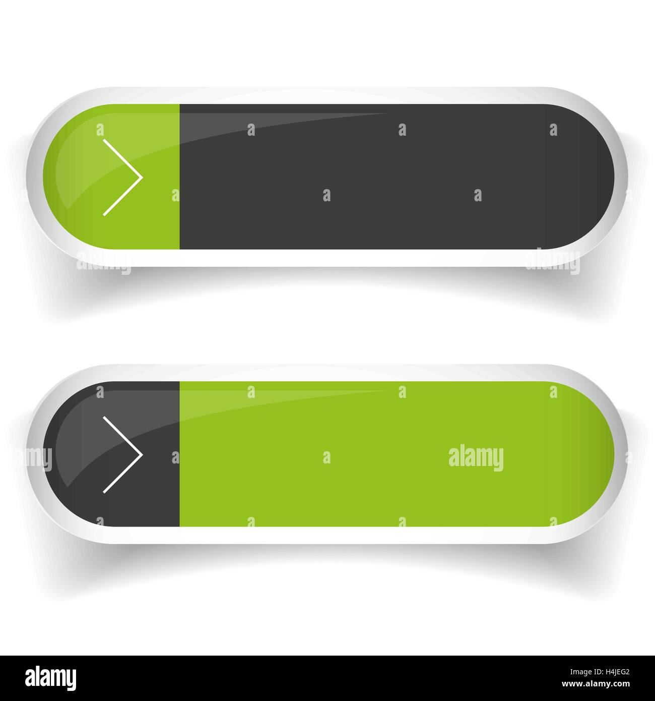 Empty Web Button set vector Stock Vector Image & Art - Alamy