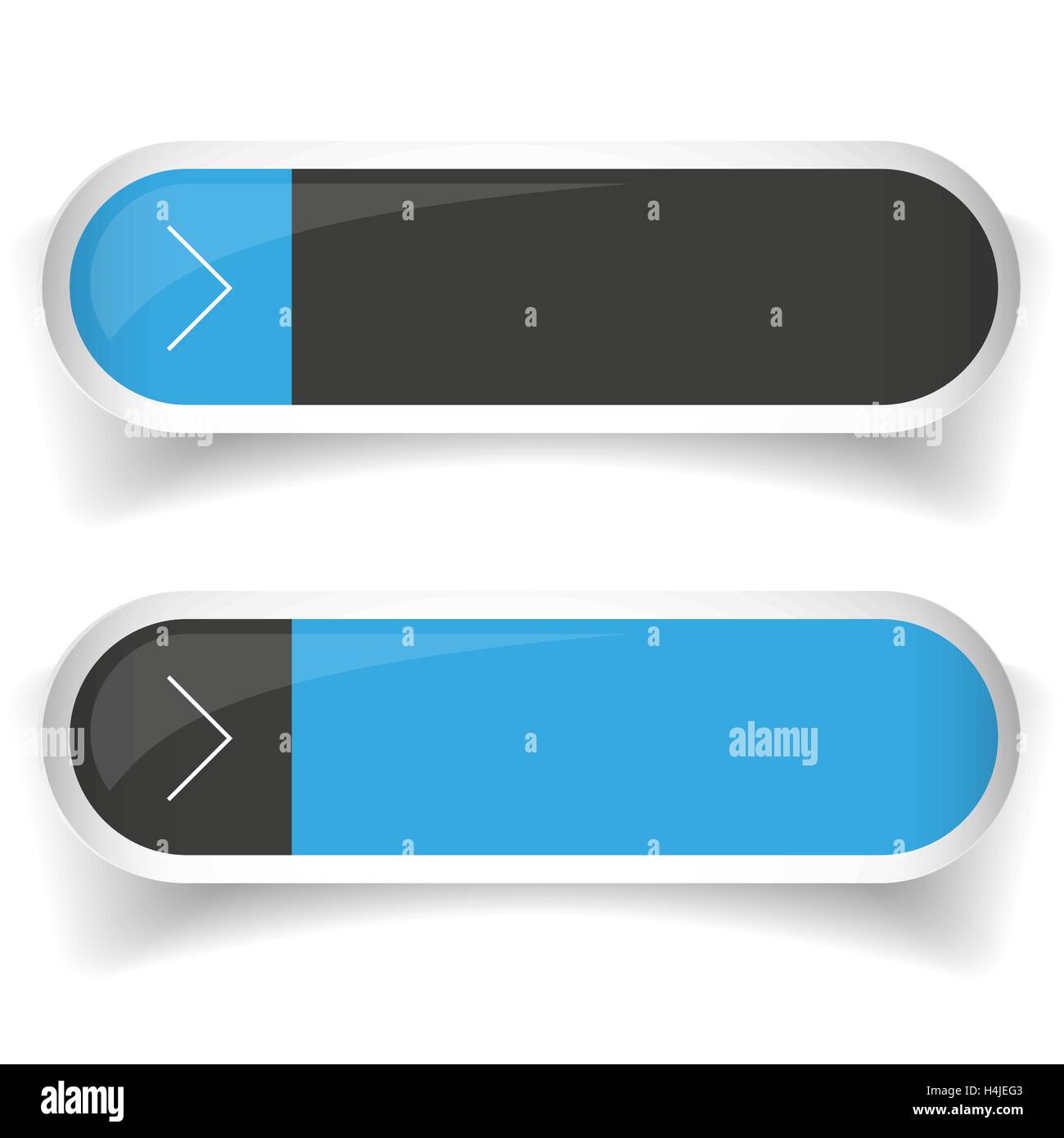 Empty Web Button set vector Stock Vector Image & Art - Alamy