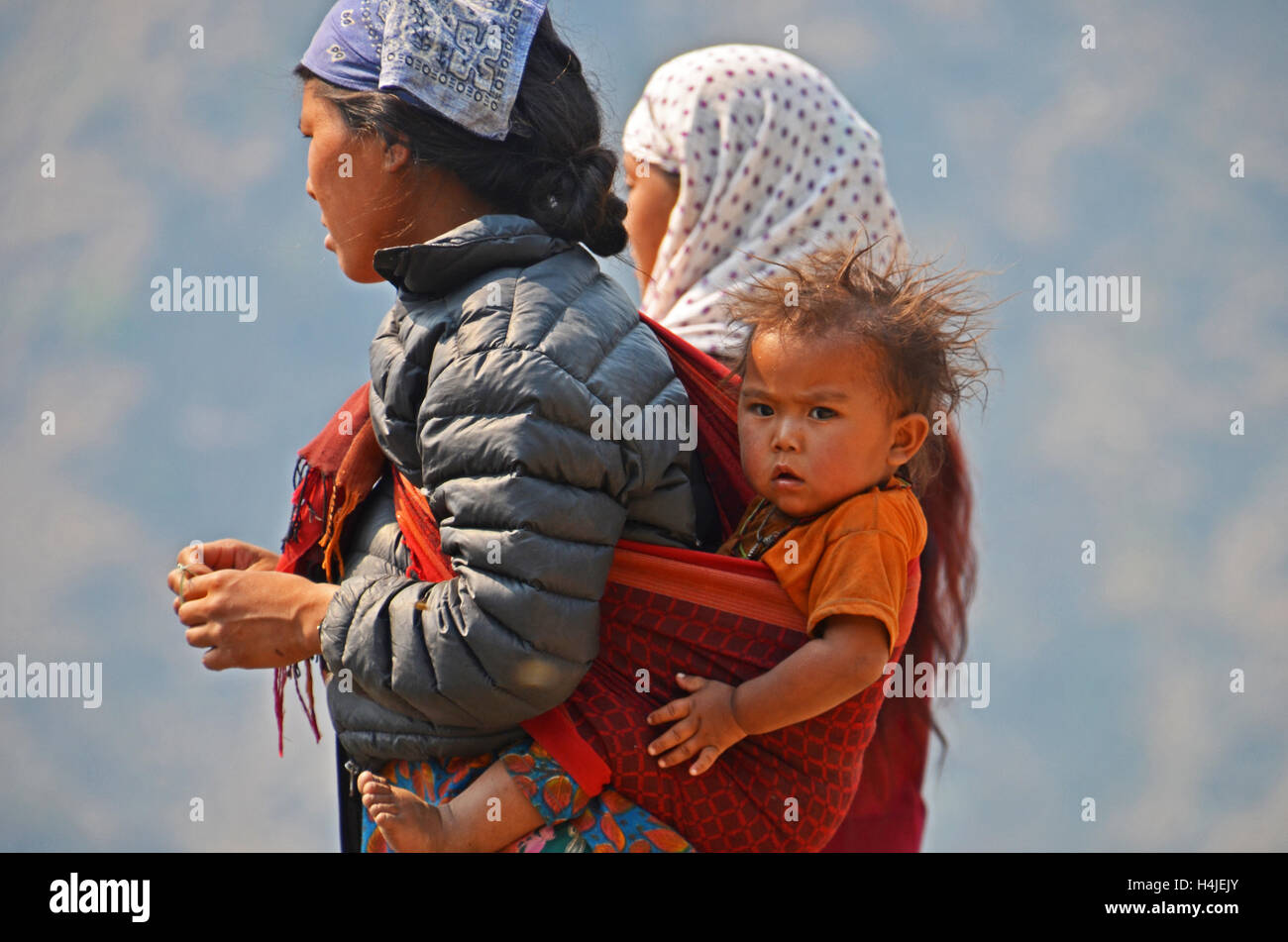 Dalit (untouchable) people in the village of Tamakhani, Solukhumbu ...
