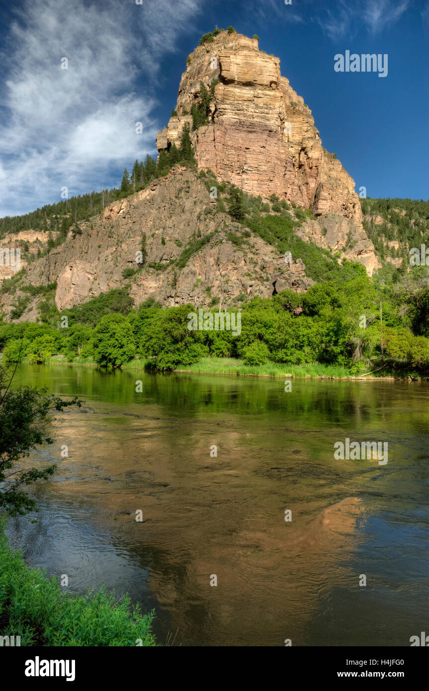 An unnamed promontory on the south side of the Colorado River in ...