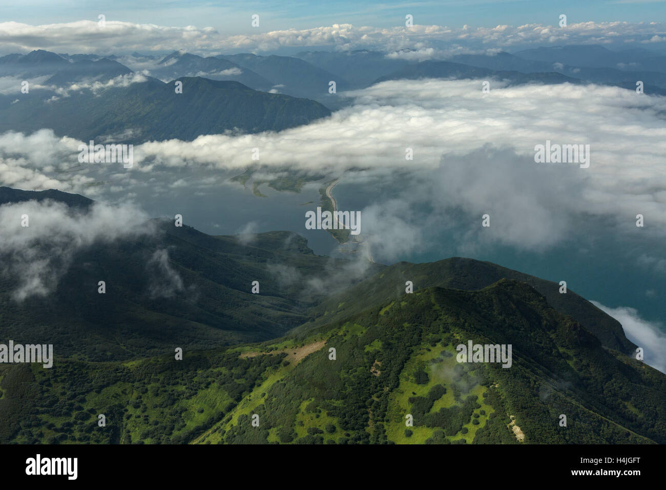 Avacha Bay in Pacific Ocean on the southeastern coast of Kamchatka ...