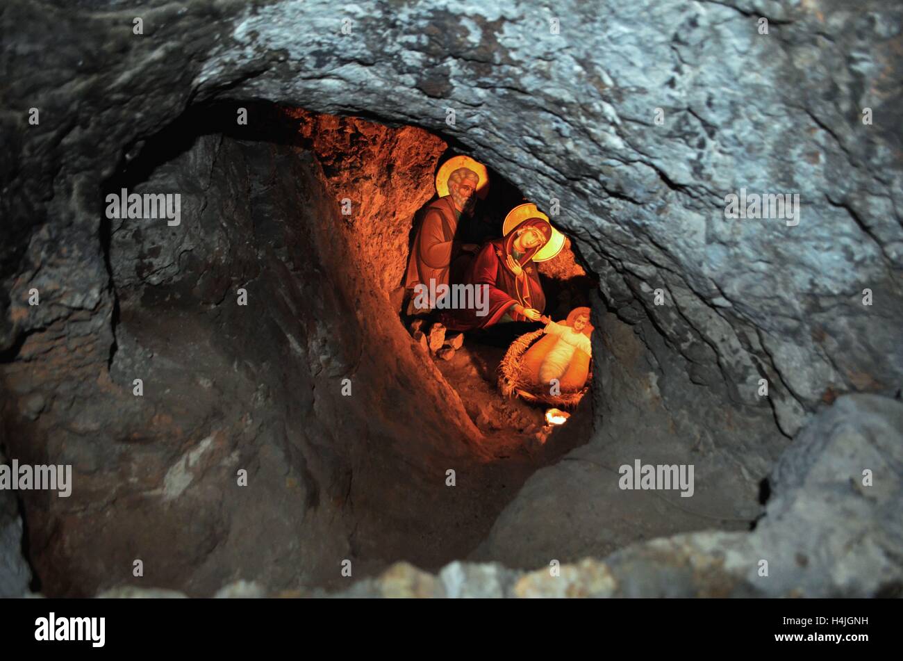 caves and mines around Greece Stock Photo - Alamy