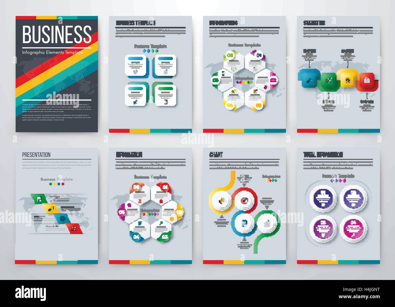 Modern infographic vector concept Stock Vector Image & Art - Alamy