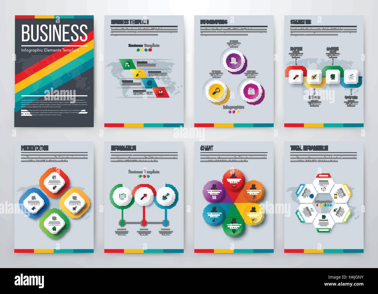 Modern infographic vector concept Stock Vector Image & Art - Alamy