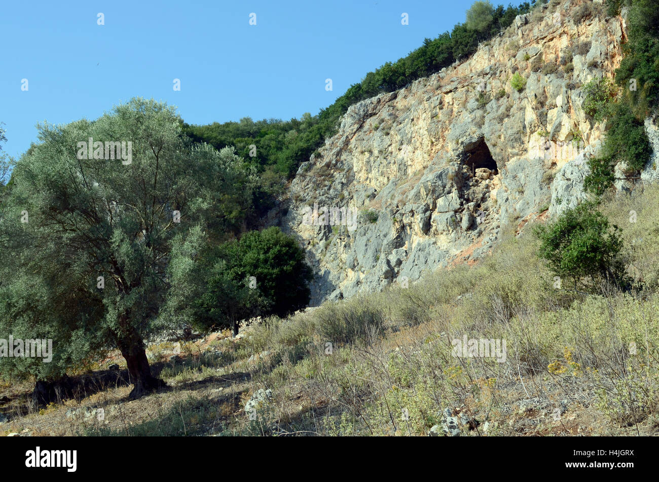 caves and mines around Greece Stock Photo - Alamy