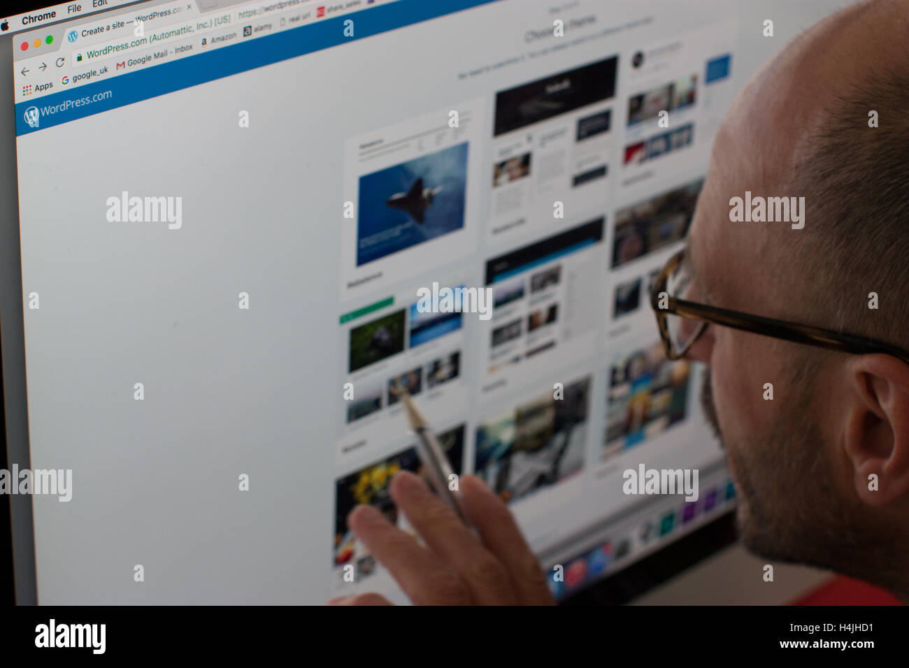 Wordpress hi-res stock photography and images - Alamy