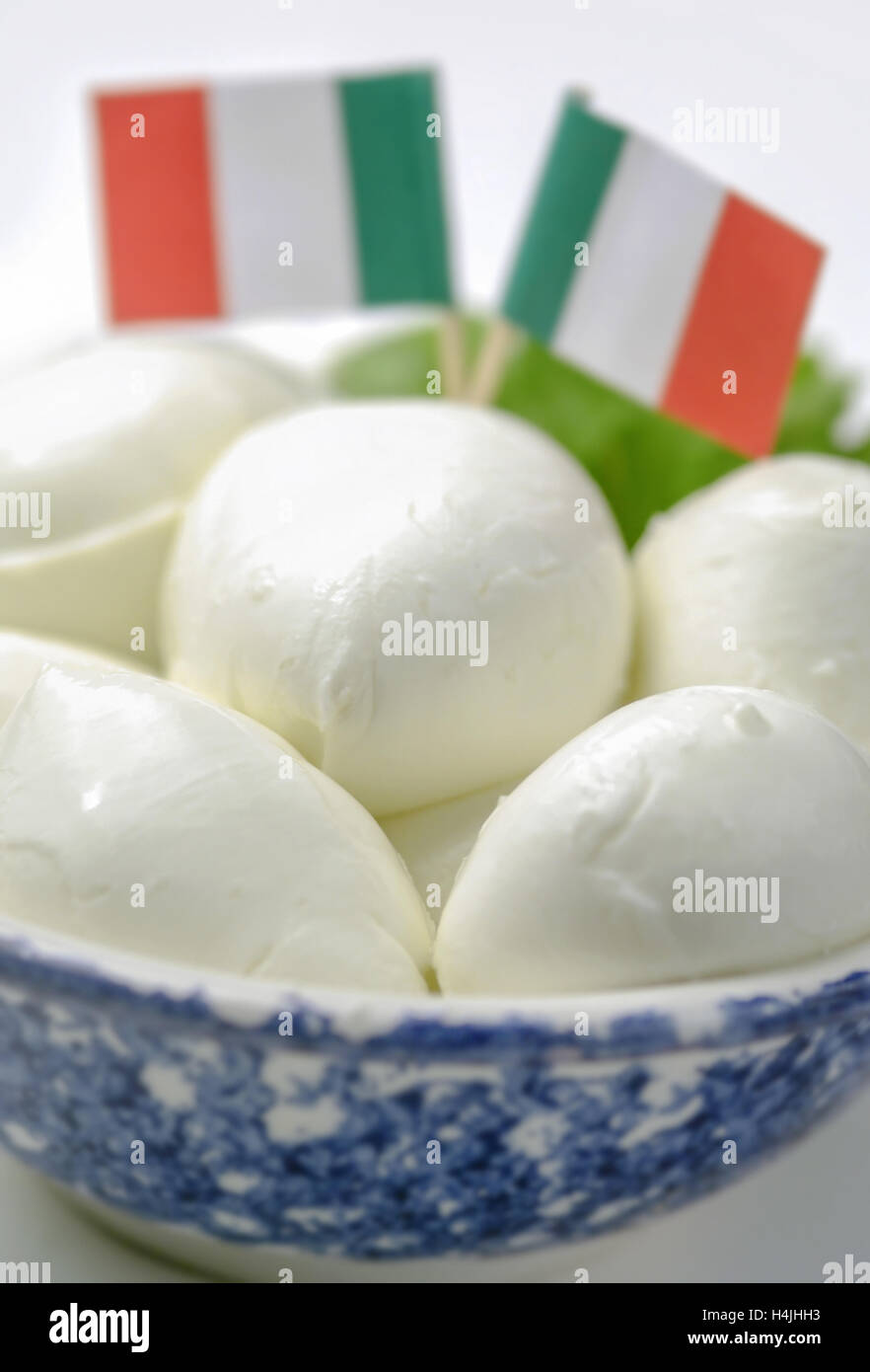 Italian buffalo mozzarella Stock Photo - Alamy