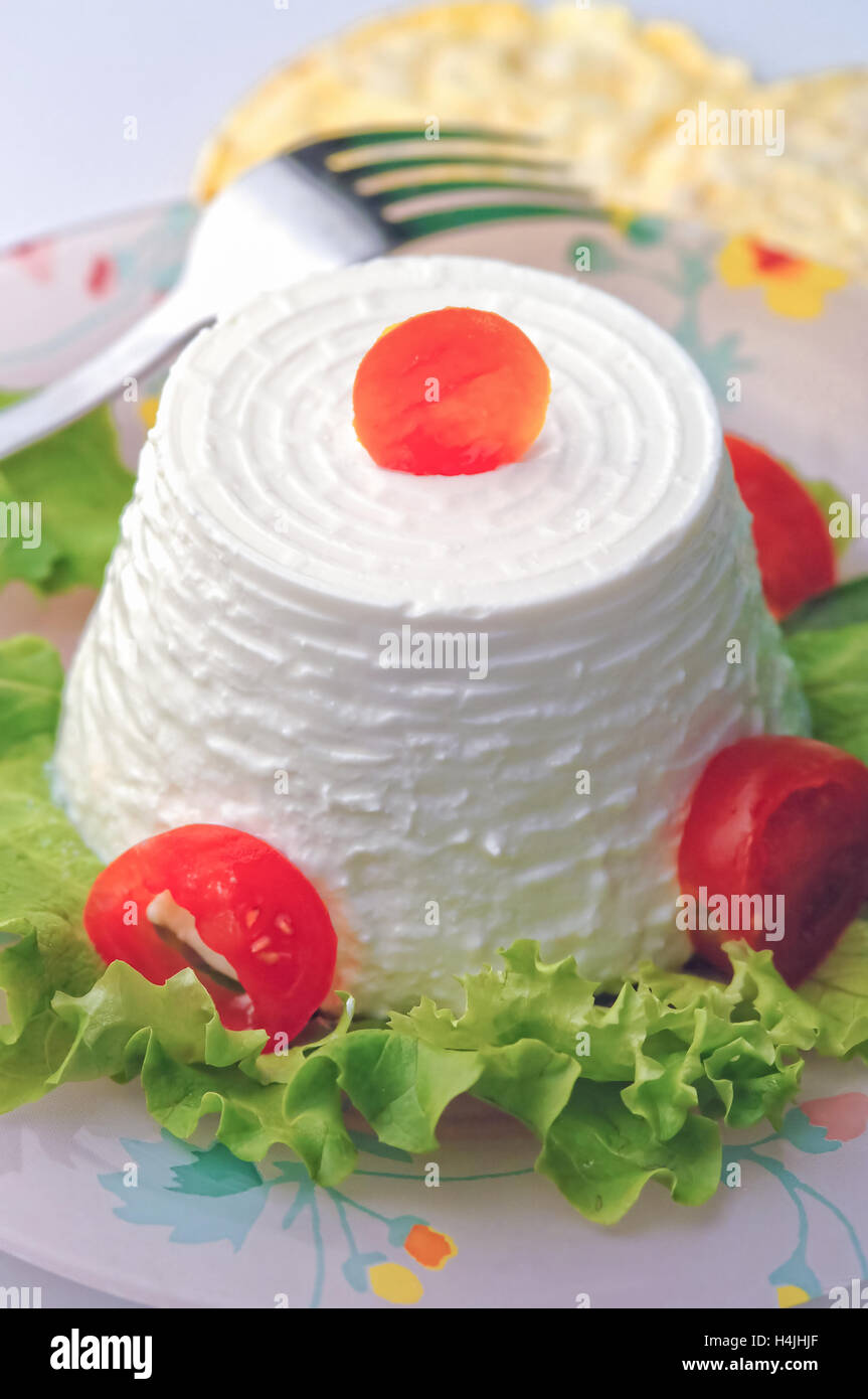Italian ricotta cheese Stock Photo - Alamy