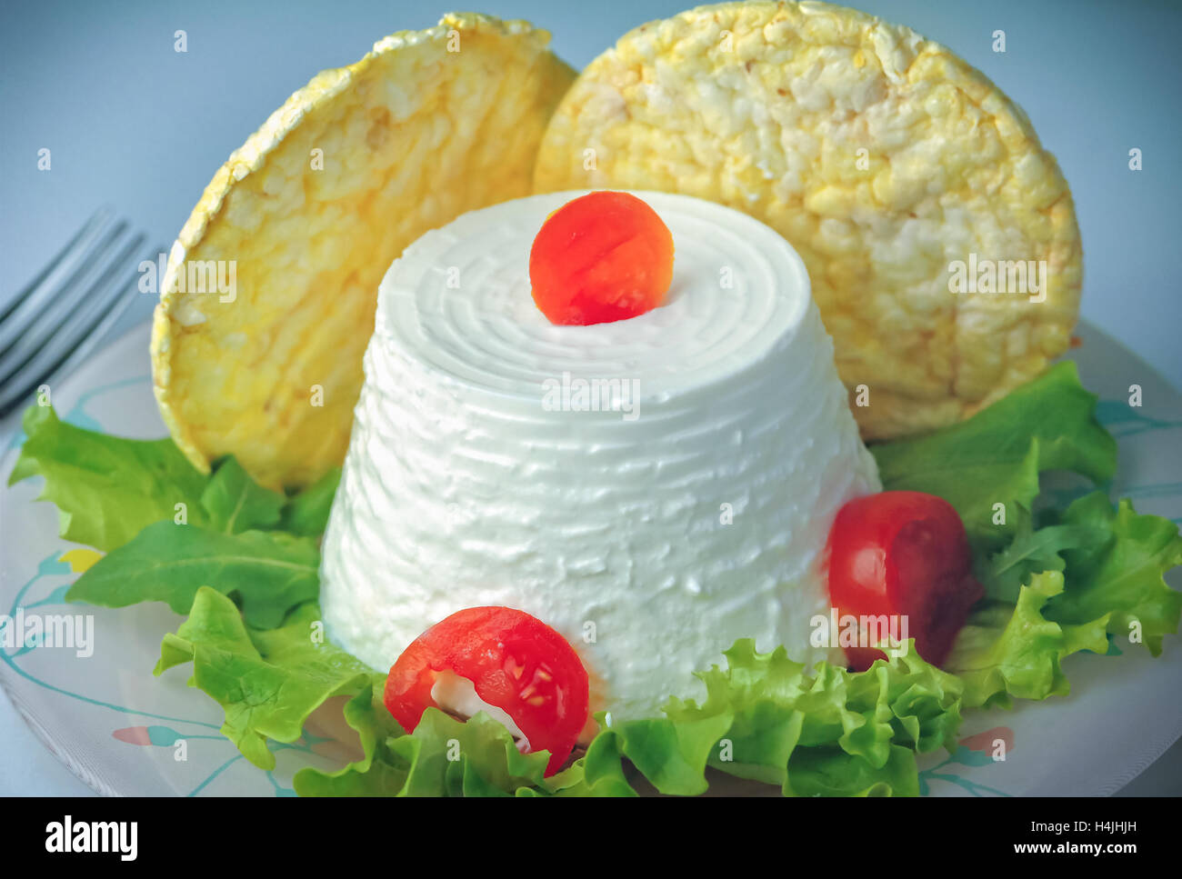 Italian ricotta cheese Stock Photo - Alamy