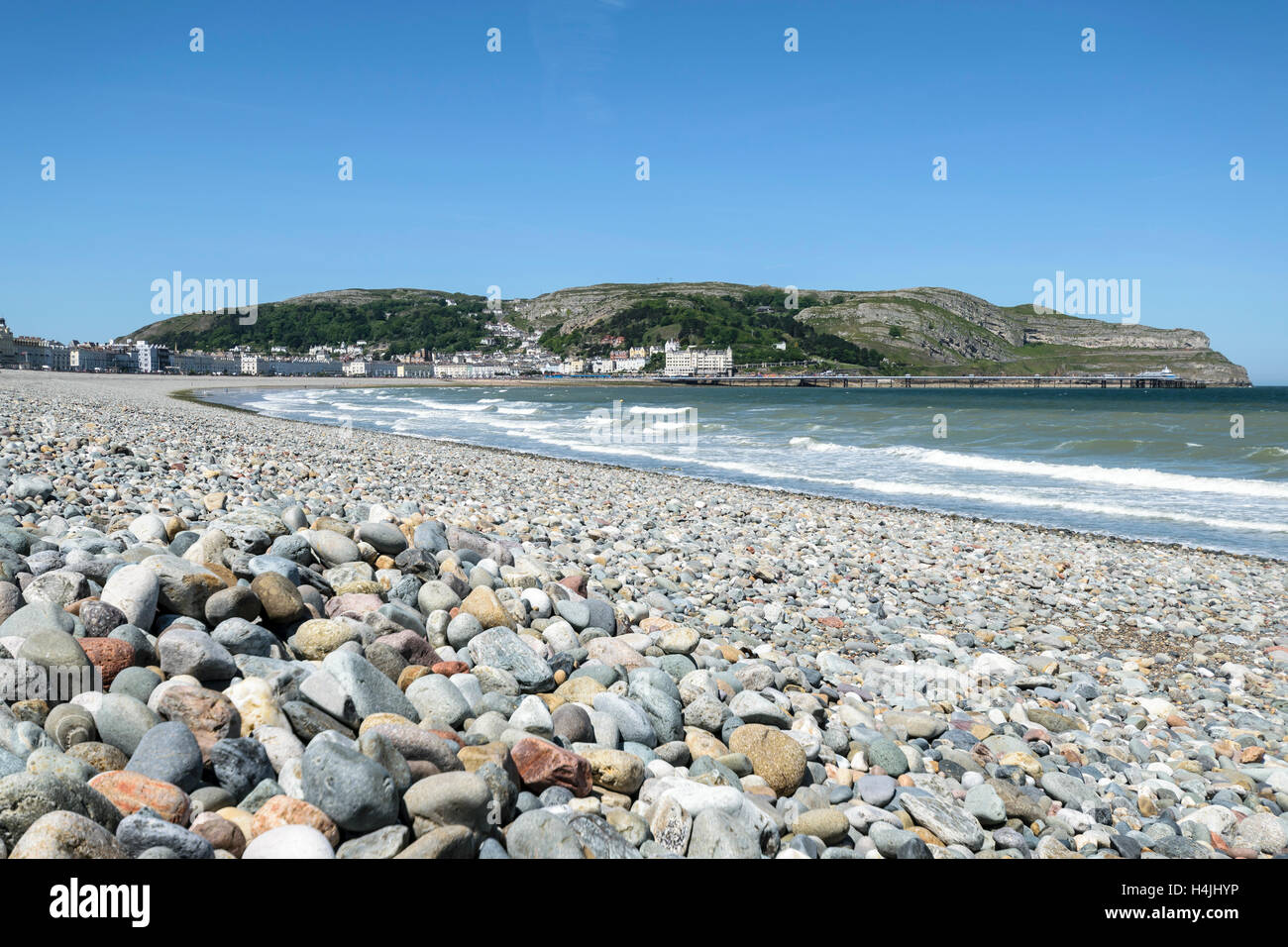 Llandudno beach on the North Wales coast Stock Photo - Alamy
