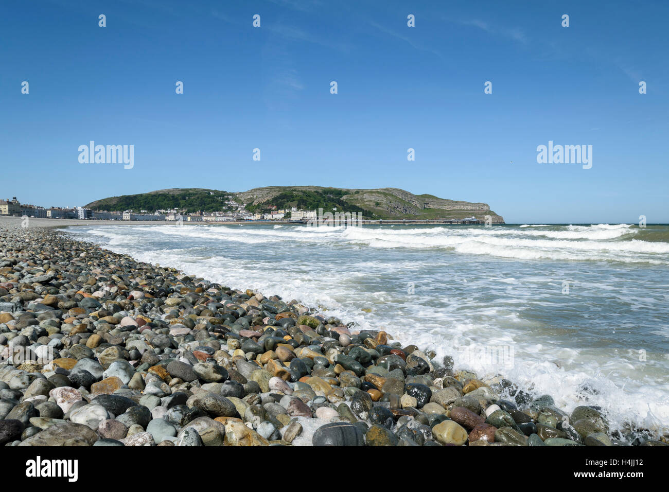 Llandudno beach on the North Wales coast Stock Photo - Alamy