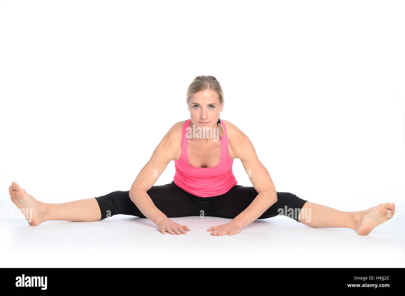 Straddle split Cut Out Stock Images & Pictures - Alamy