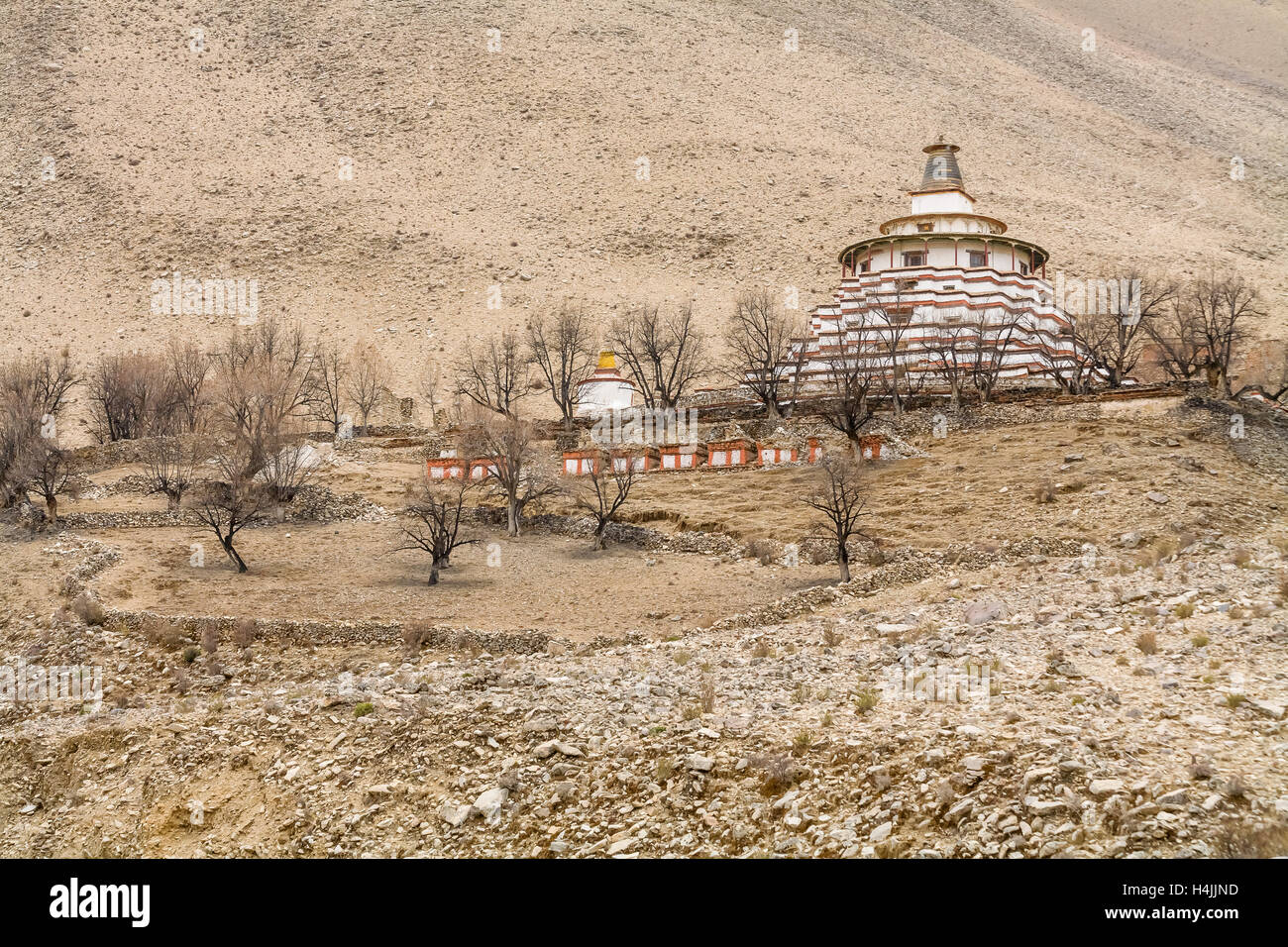 Great stupa of jonang hi-res stock photography and images - Alamy