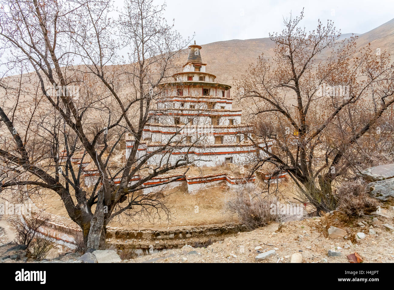 Great Jonang Kumbum. Tibet, China Stock Photo - Alamy