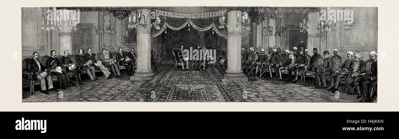 Prince Albert Victor in India: a Durbar at Chon Mahela Palace ...