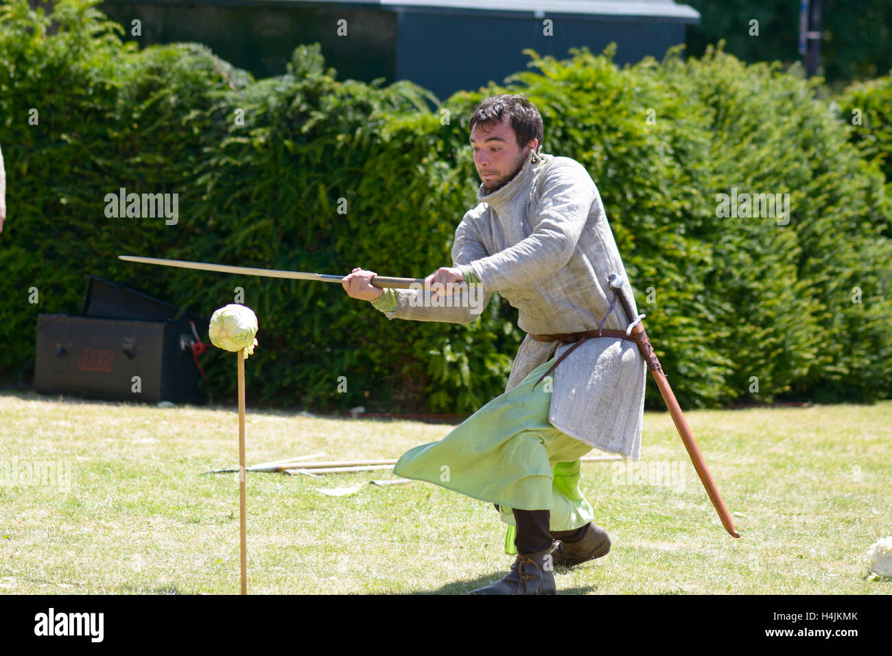 Battle axe 12th century hi-res stock photography and images - Alamy