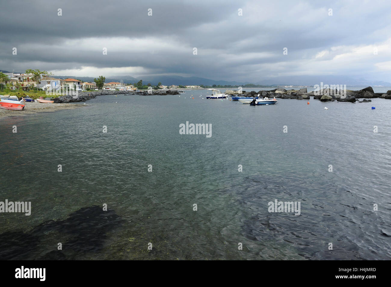 A part from a small port Stock Photo - Alamy