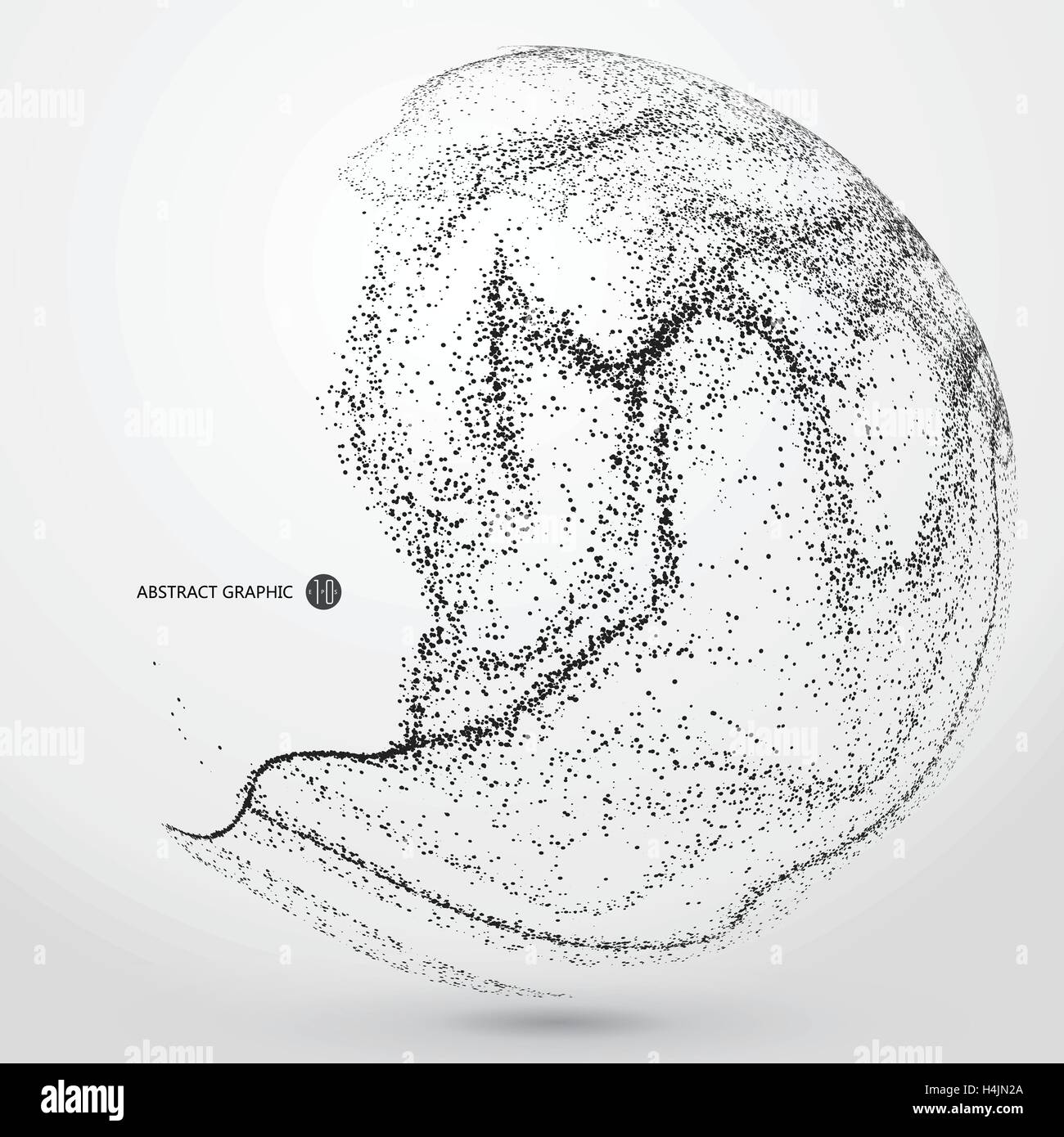 White particle motion background graphics Stock Vector Images - Alamy