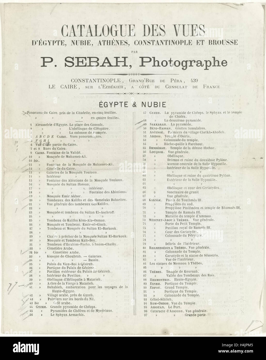 Pascal sebah hi-res stock photography and images - Alamy