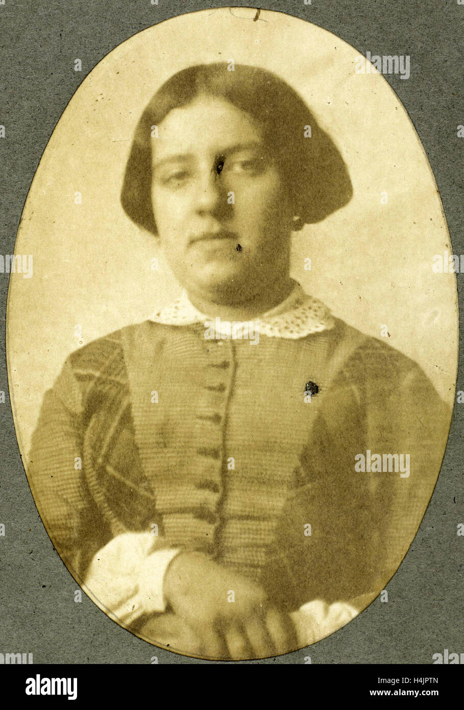 Portrait of Charlotte Asser, Eduard Isaac Asser, 1852 Stock Photo - Alamy