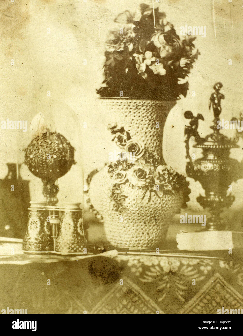 Still life with various attributes, Eduard Isaac Asser, 1852 Stock ...