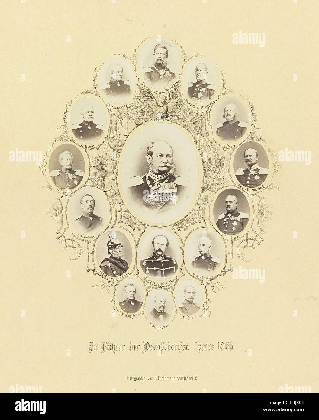 Portrait of King Wilhelm I of Prussia, later Emperor of the German ...