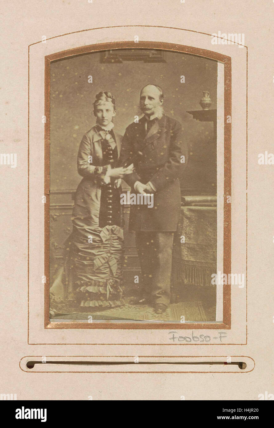 Royal couple, Anonymous, 1880 - 1890 Stock Photo - Alamy
