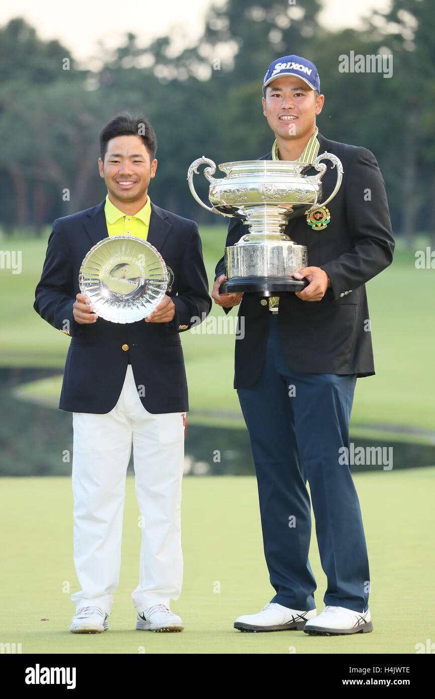 Sayama Golf Club, Saitama, Japan. 16th Oct, 2016. (L to R) Kazuki Higa ...