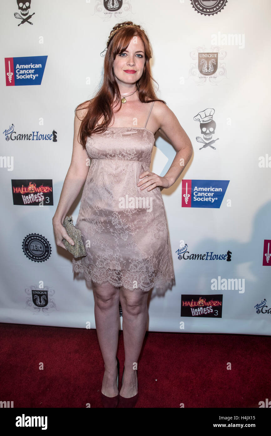 Los Angeles, USA. 15th Oct, 2016. Heidi Cox arrives at Halloween ...