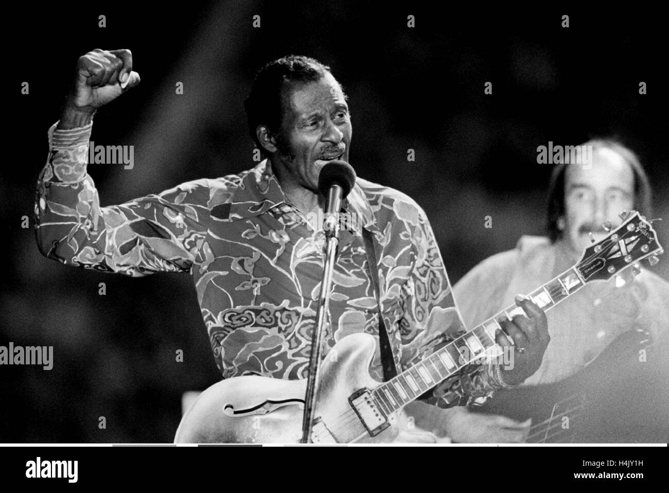 ARCHIV - A picture from August 1996 shows the musician Chuck Berry ...