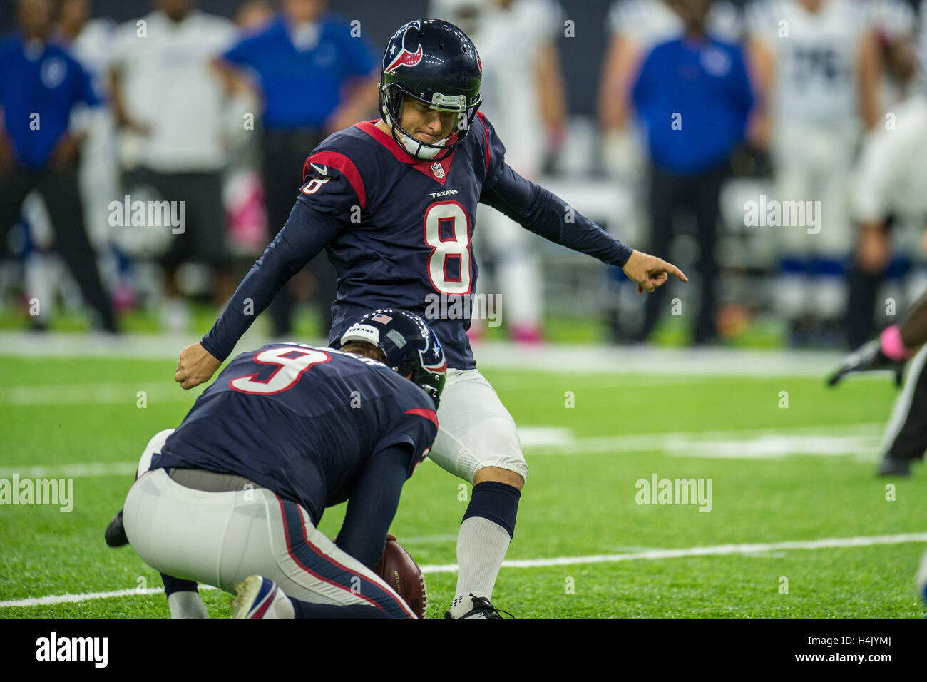 Houston, Texas, USA. 16th Oct, 2016. Houston Texans kicker Nick Novak ...