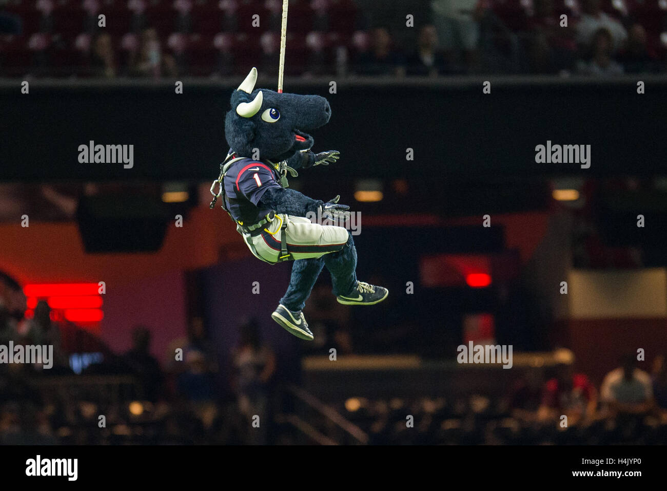 Houston, Texas, USA. 16th Oct, 2016. Houston Texans mascot Toro ...