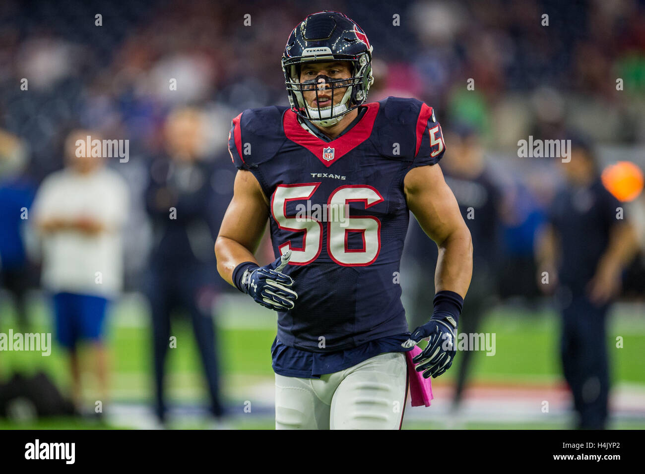 Houston, Texas, USA. 16th Oct, 2016. Houston Texans inside linebacker ...
