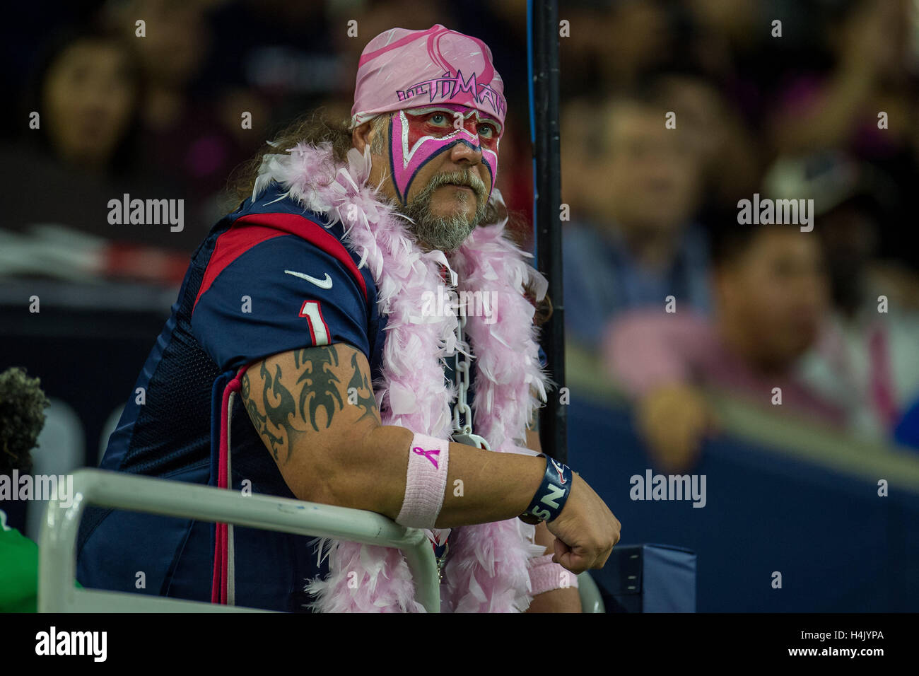 Houston, Texas, USA. 16th Oct, 2016. The Ultimate Houston Texans fan ...