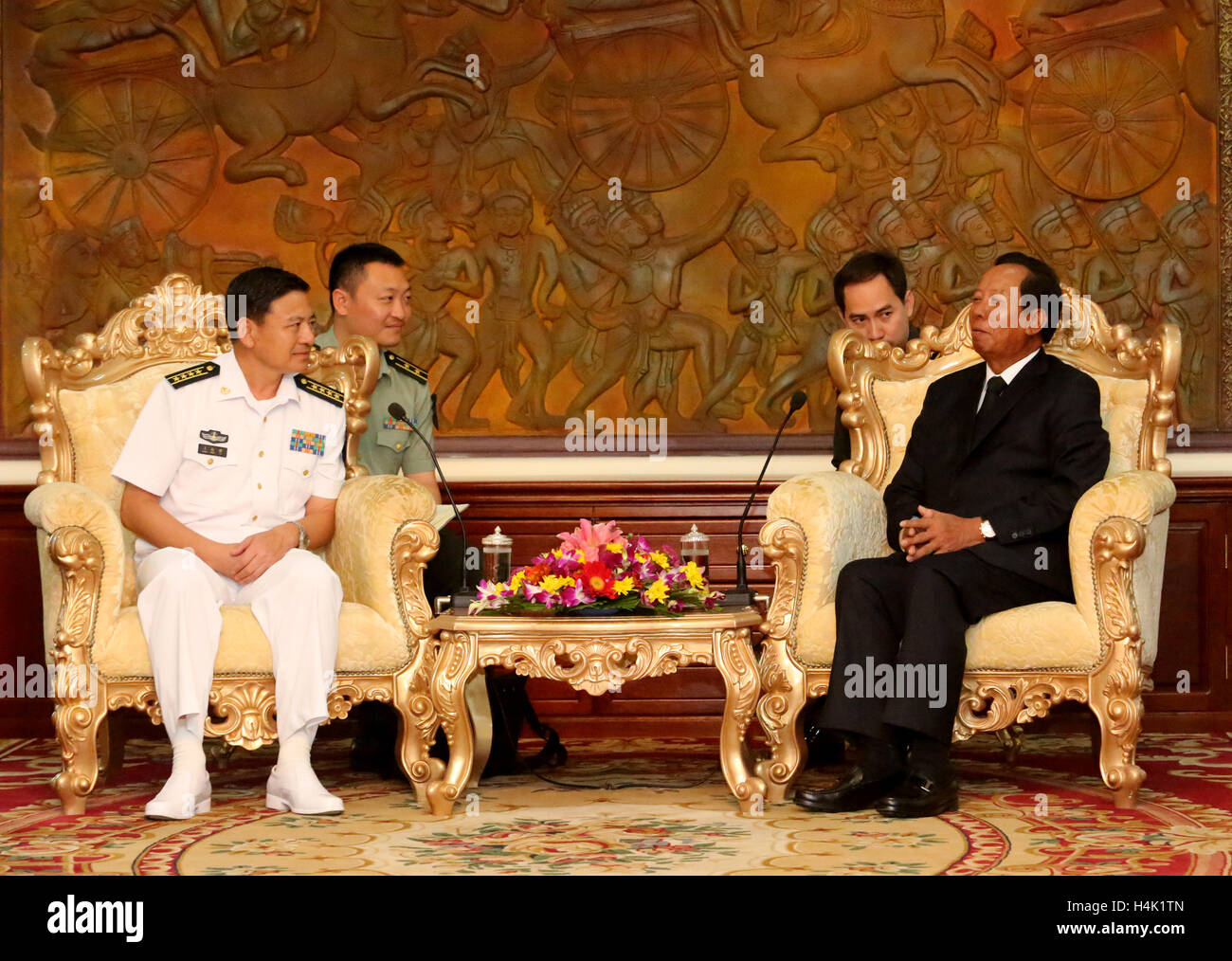 Phnom Penh, Cambodia. 17th Oct, 2016. Cambodian Deputy Prime Minister ...
