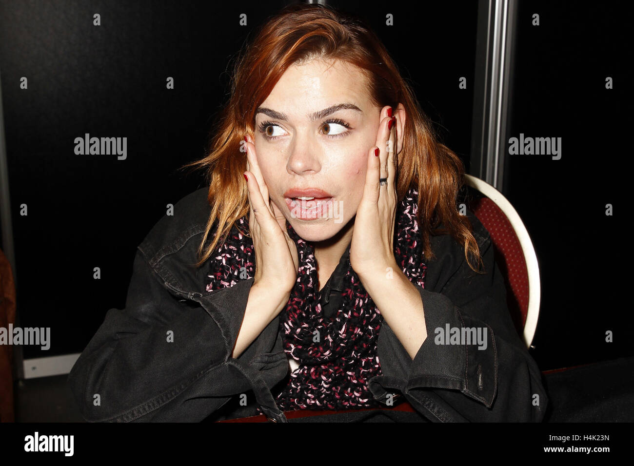 Billie Piper attends the German Comic Con 2016 at Messe Berlin on ...