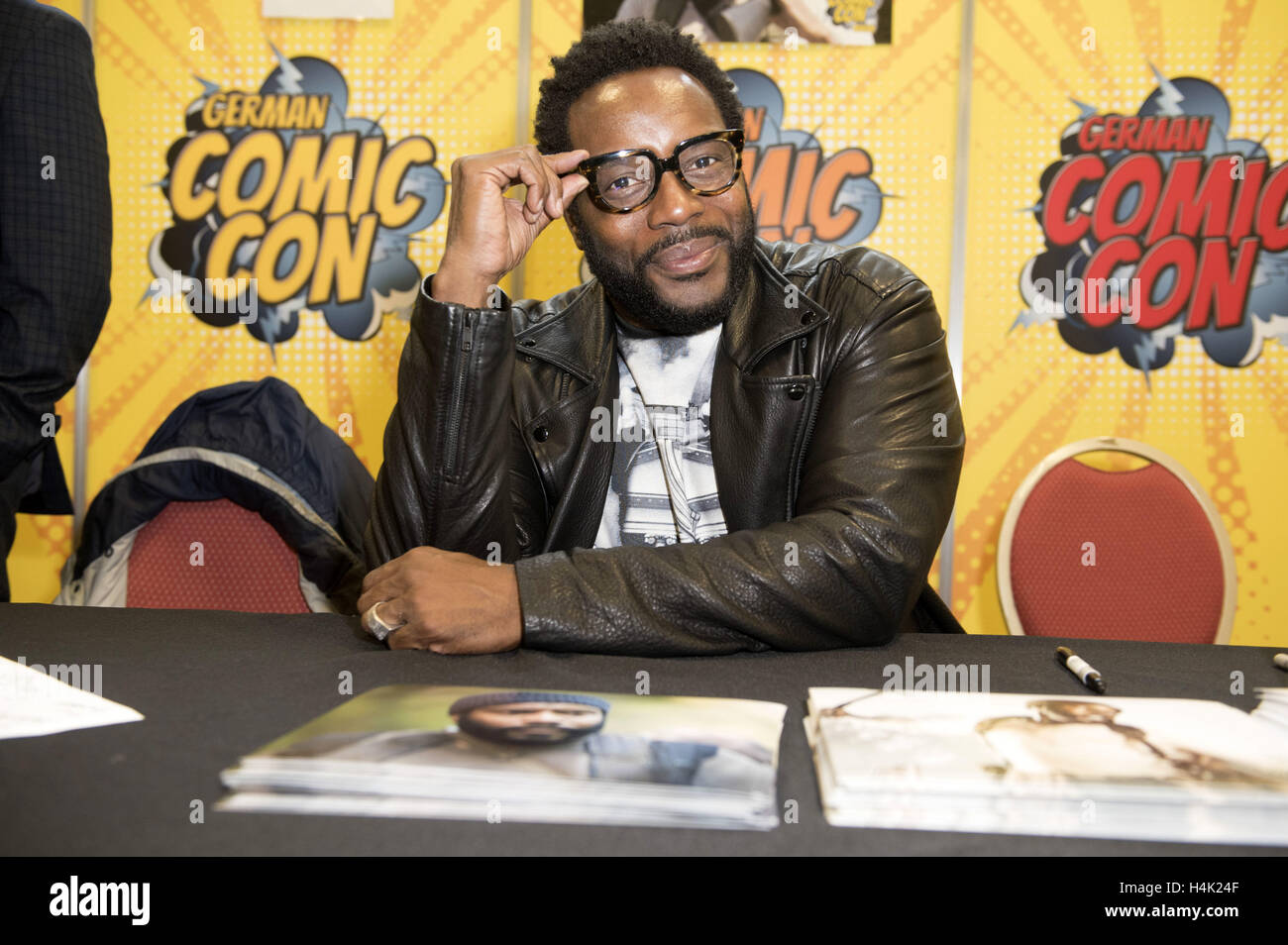 Chad L. Coleman attends the German Comic Con 2016 at Messe Berlin on ...