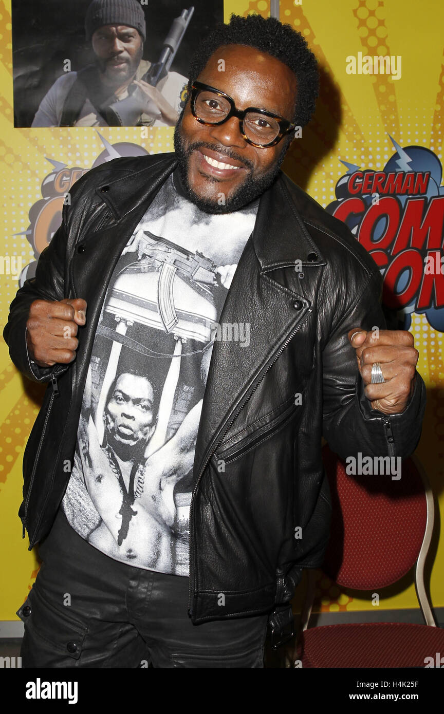 Chad L. Coleman attends the German Comic Con 2016 at Messe Berlin on ...
