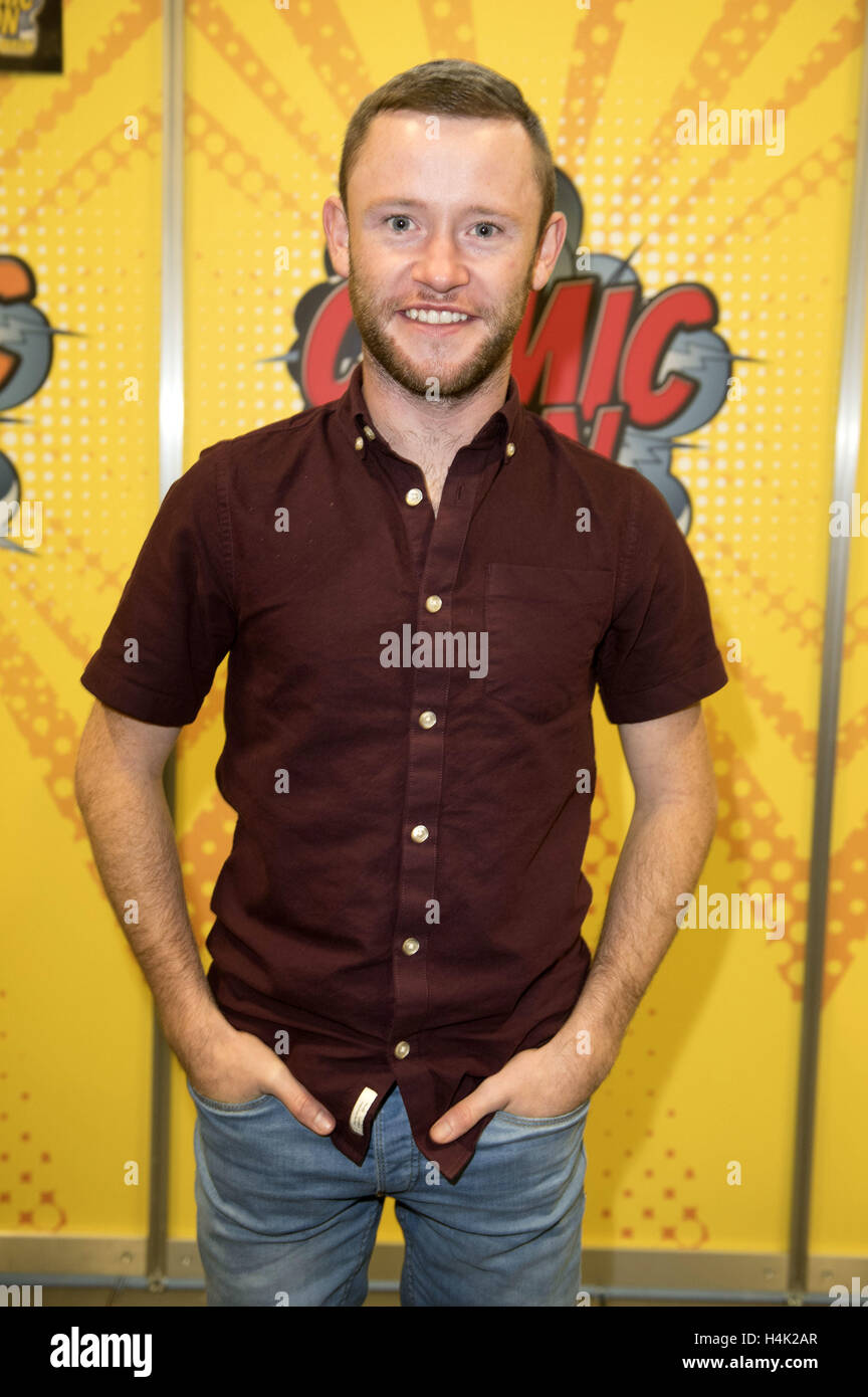 Berlin, Germany. 15th Oct, 2016. Devon Murray attends the German Comic ...