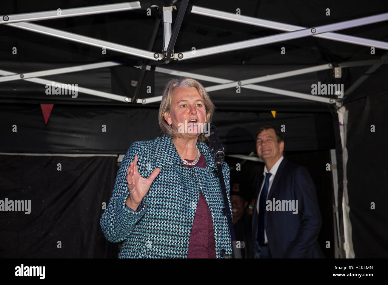 Brixton, UK. 17th Oct, 2016. Mayor of London, Sadiq Khan, joined Eddy ...