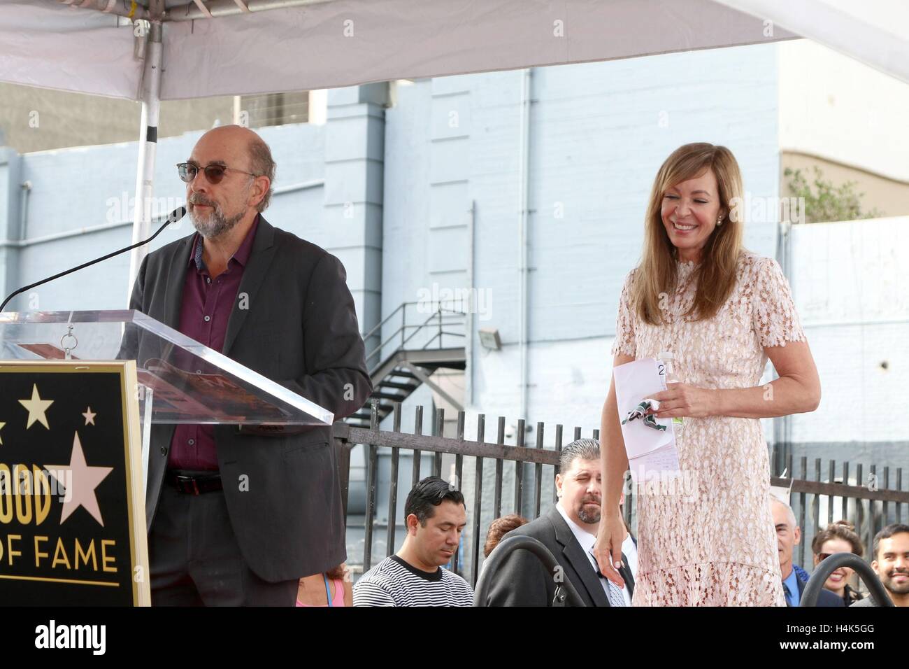 Los Angeles, CA, USA. 17th Oct, 2016. Richard Schiff, Allison Janney at ...