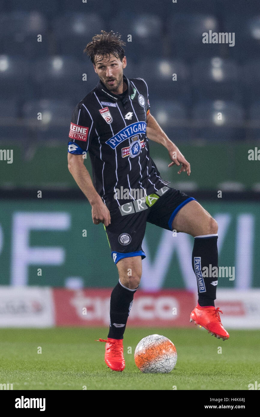 Graz, Austria. 15th Oct, 2016. Christian Schulz (Sturm) Football/Soccer ...